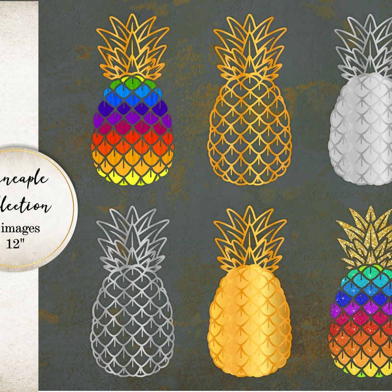 Pineapple Clip Art - Etsy