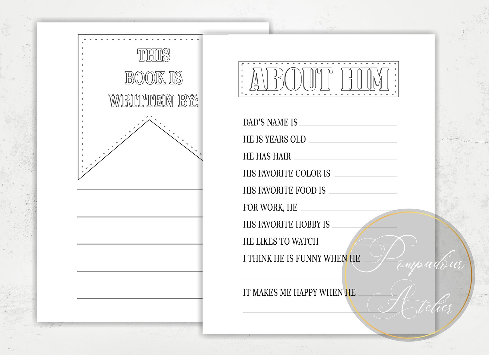 Printable Coloring and Fill in Book for Kids A Christmas Book - Etsy UK