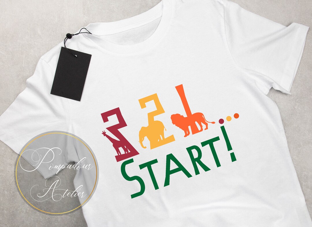 African Animals Numbers SVG: Safari Silhouette Clipart (digital ...