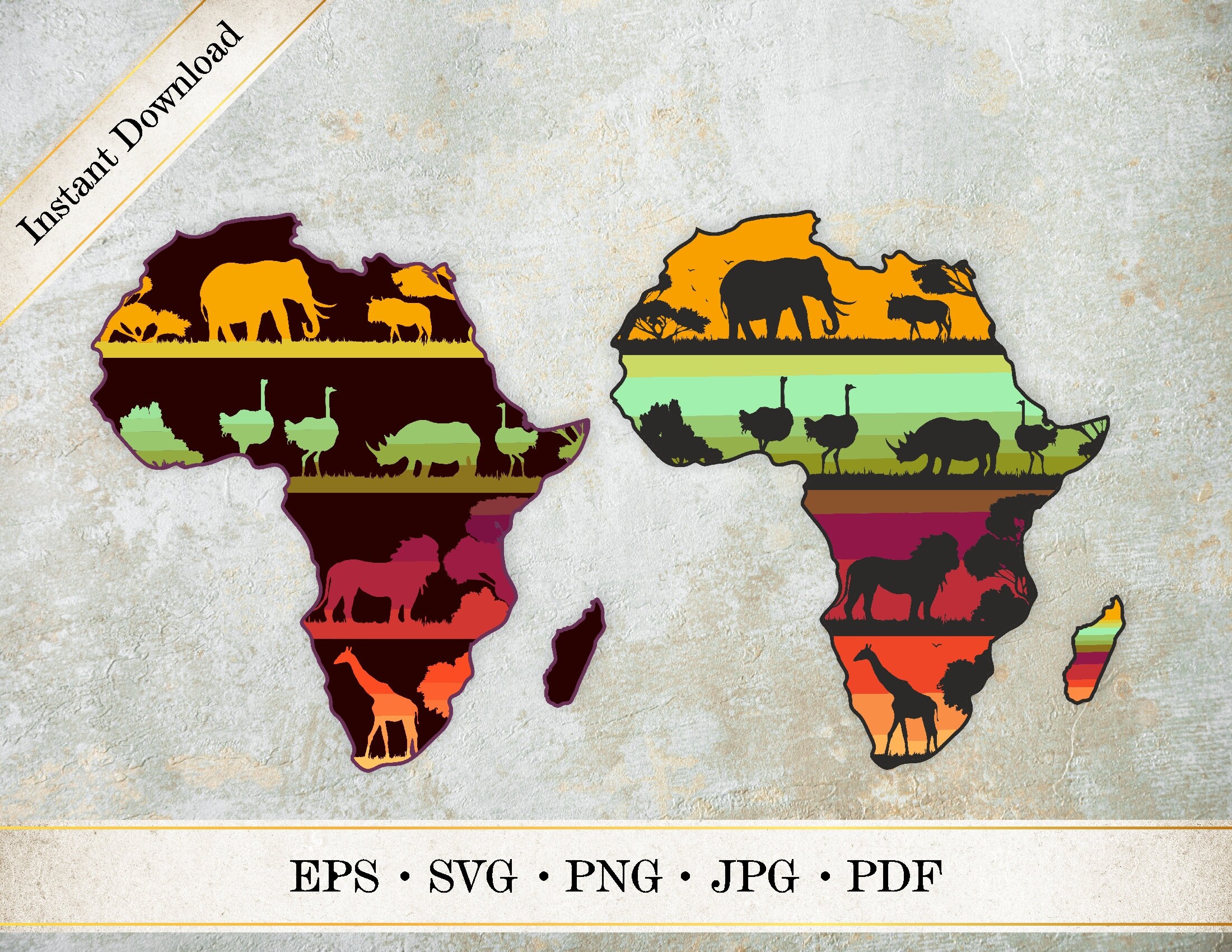 Africa Continent Clipart