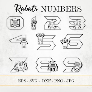 Robots Cyborg Alphabet SVG, Robotic Letters A-Z , Font PNG Image ...