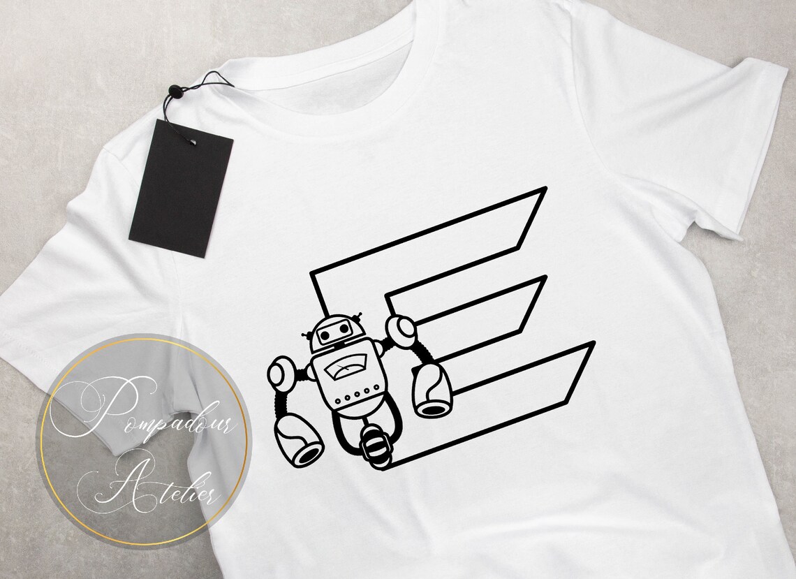 Robots Cyborg Alphabet SVG, Robotic Letters A-Z , Font PNG Image ...