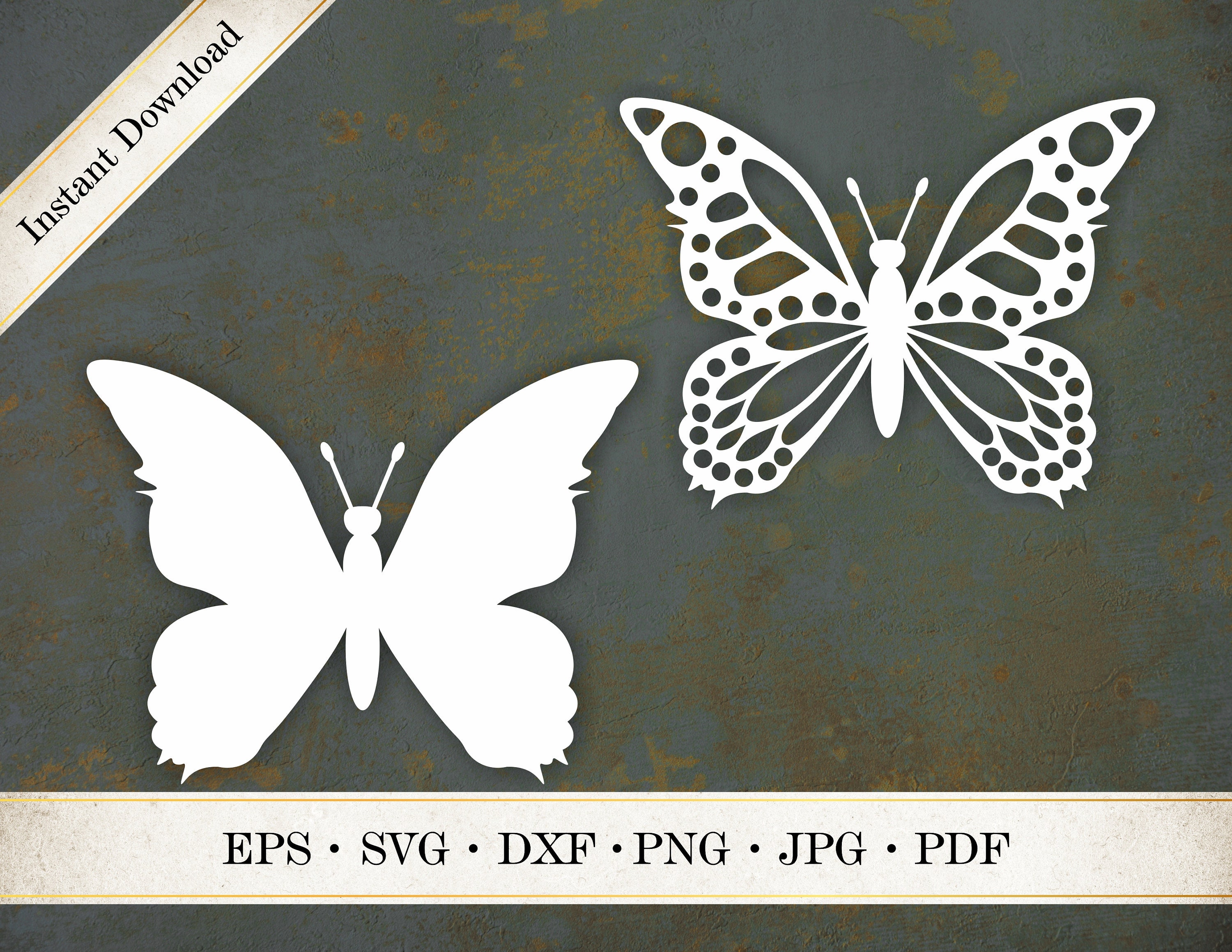 Butterfly Cut File Butterfly SVG Butterfly Eps Butterfly - Etsy