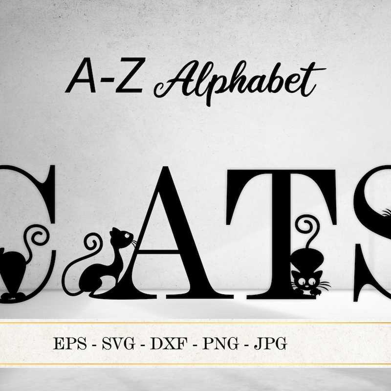 Cat Letters - Etsy