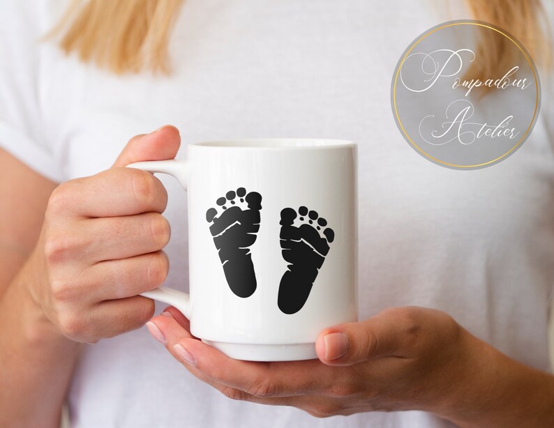 Baby Footprint SVG Baby Feet Cut Files Newborn Digital File - Etsy