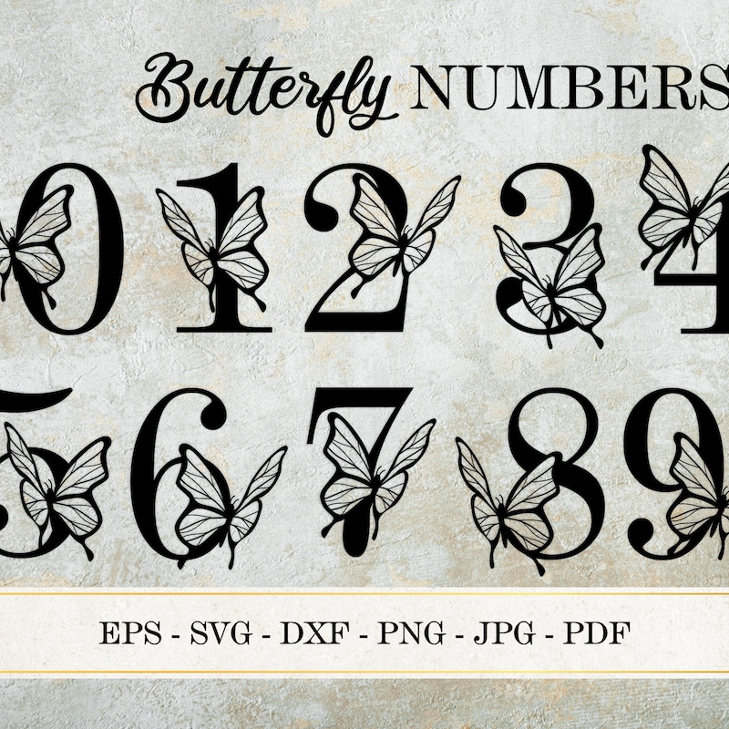 Numbers Clip Art - Etsy