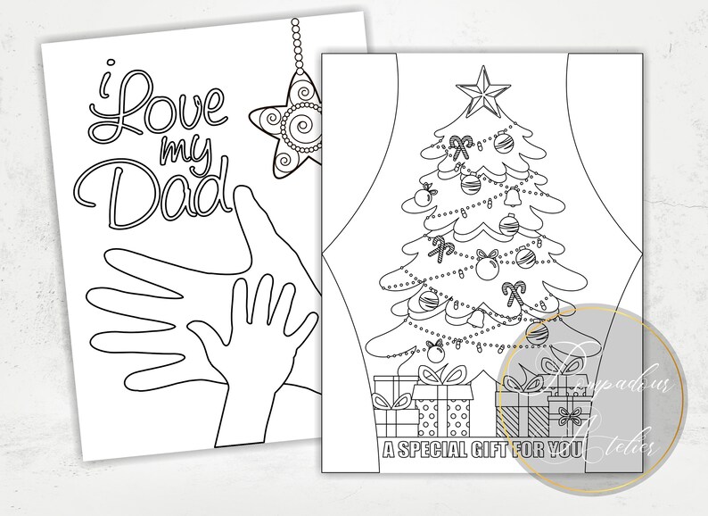 Printable Coloring and Fill in Book for Kids A Christmas Book - Etsy UK