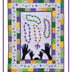 Mardi Gras Quilt Pattern - Etsy