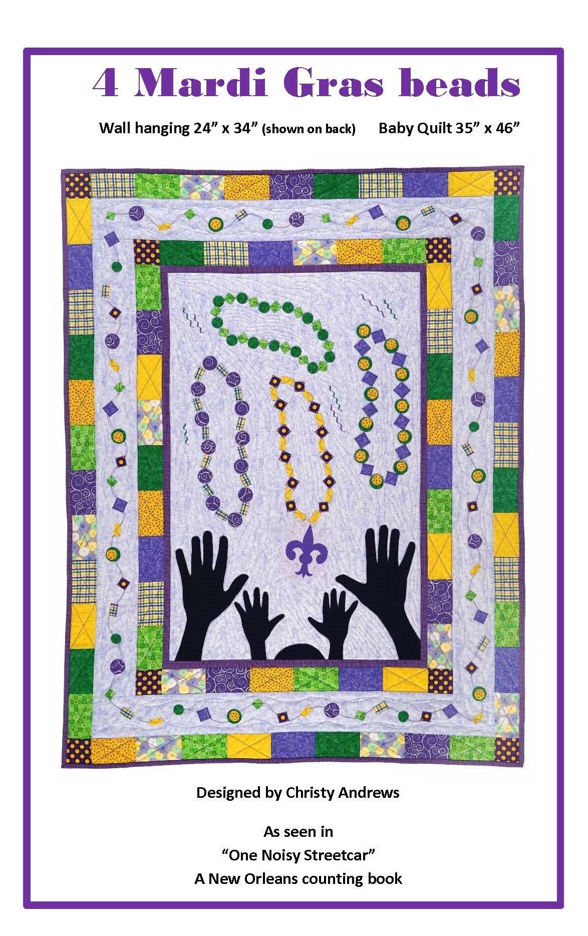 Mardi Gras Quilt Pattern - Etsy