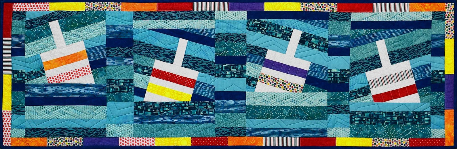 Lobster Buoy Quilt Pattern for Baby Quilt or Table Runner - Etsy
