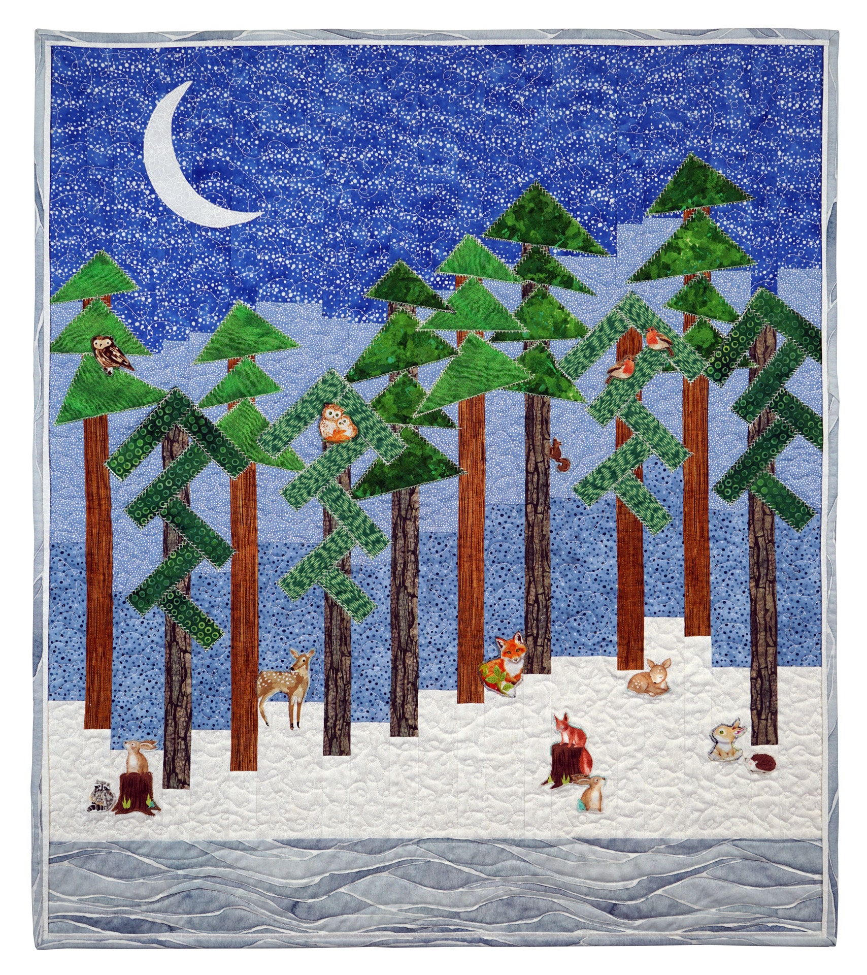 10 Tall Pine Trees Quilt Pattern - Etsy