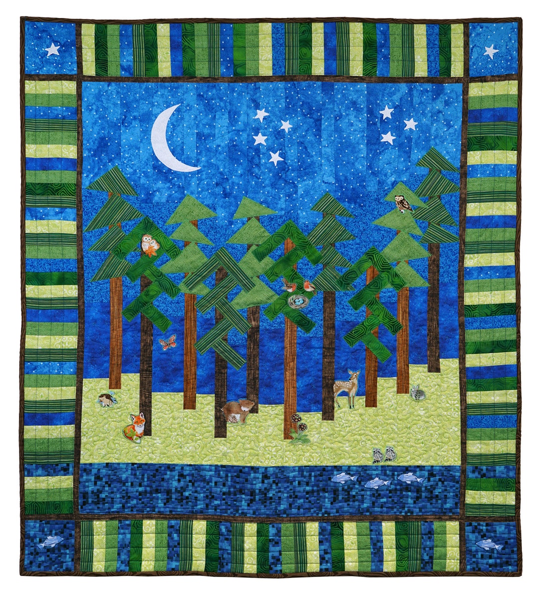 10 Tall Pine Trees Quilt Pattern - Etsy