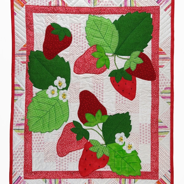 Strawberry Quilt - Etsy