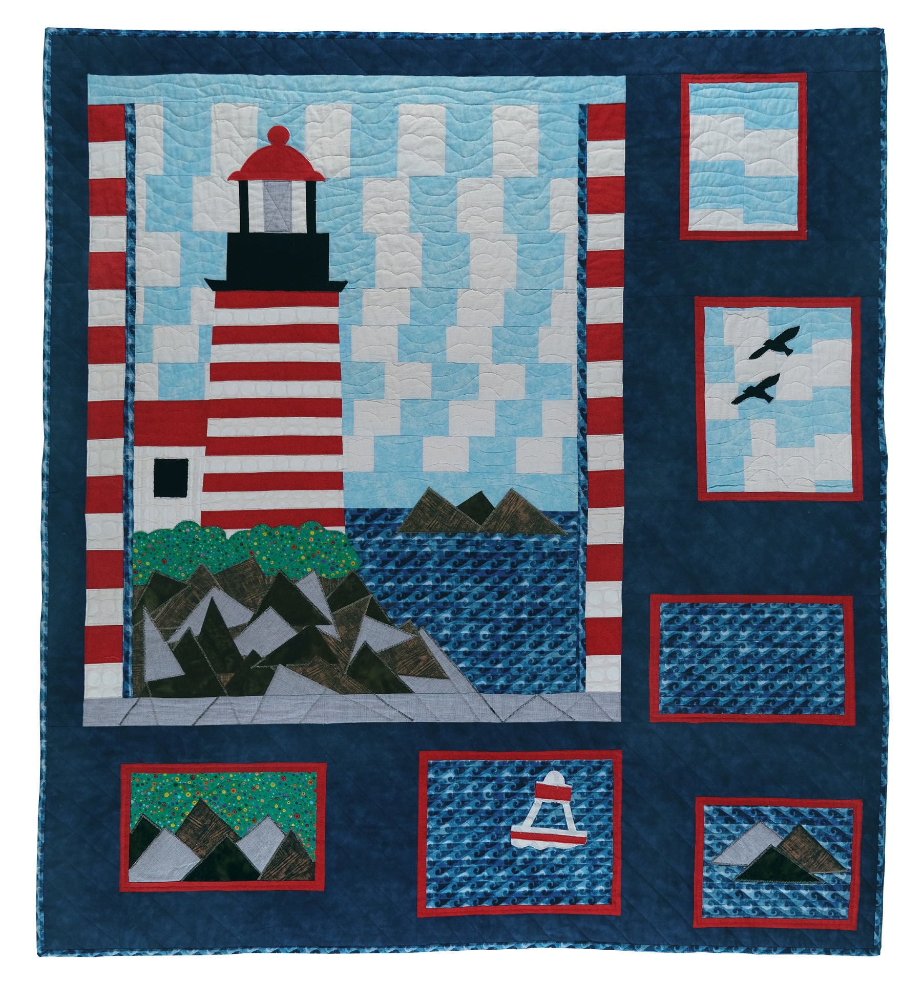 1 Maine Lighthouse Quilt Pattern - Etsy