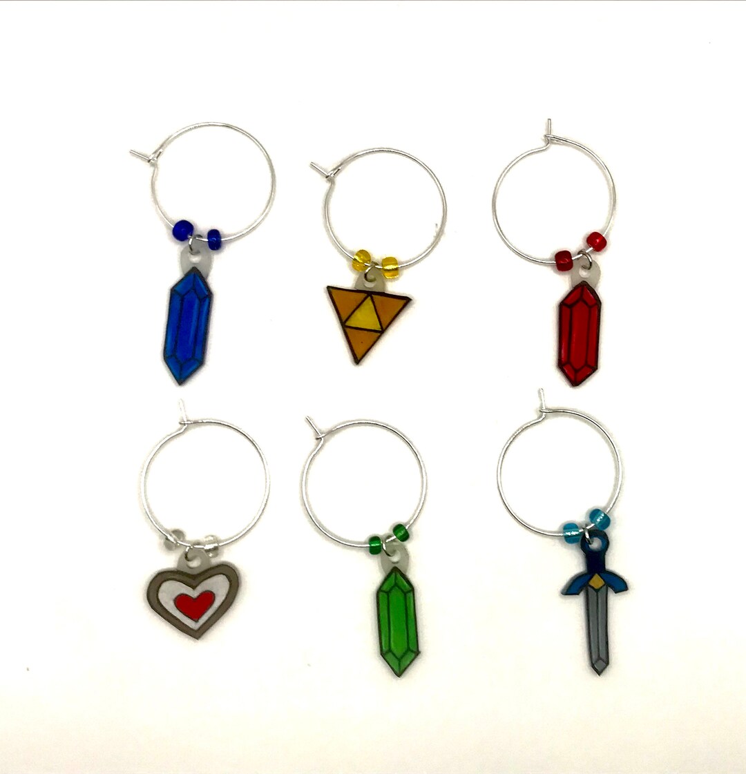 Zelda Wine Charms - Etsy