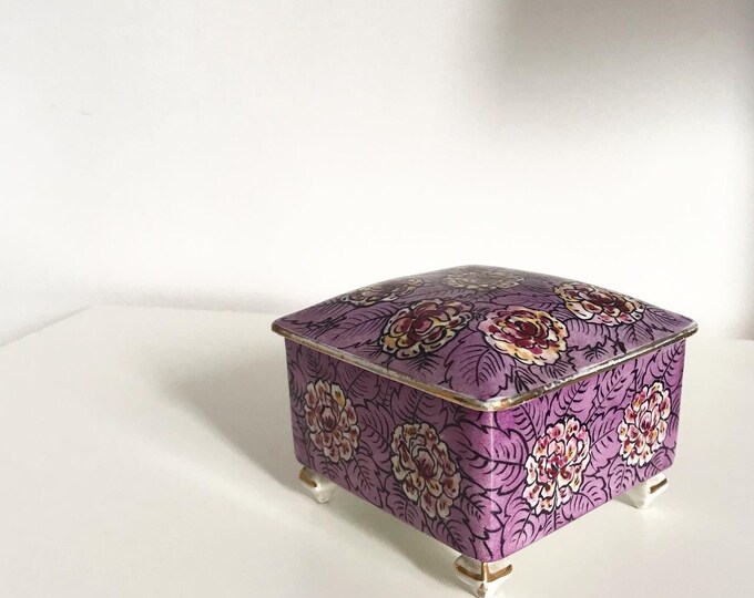 Hand-painted Ceramic Box - Etsy