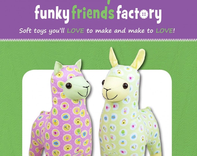 Patch the Pussycat - Funky Friends Stuffed Animal Pattern - Etsy