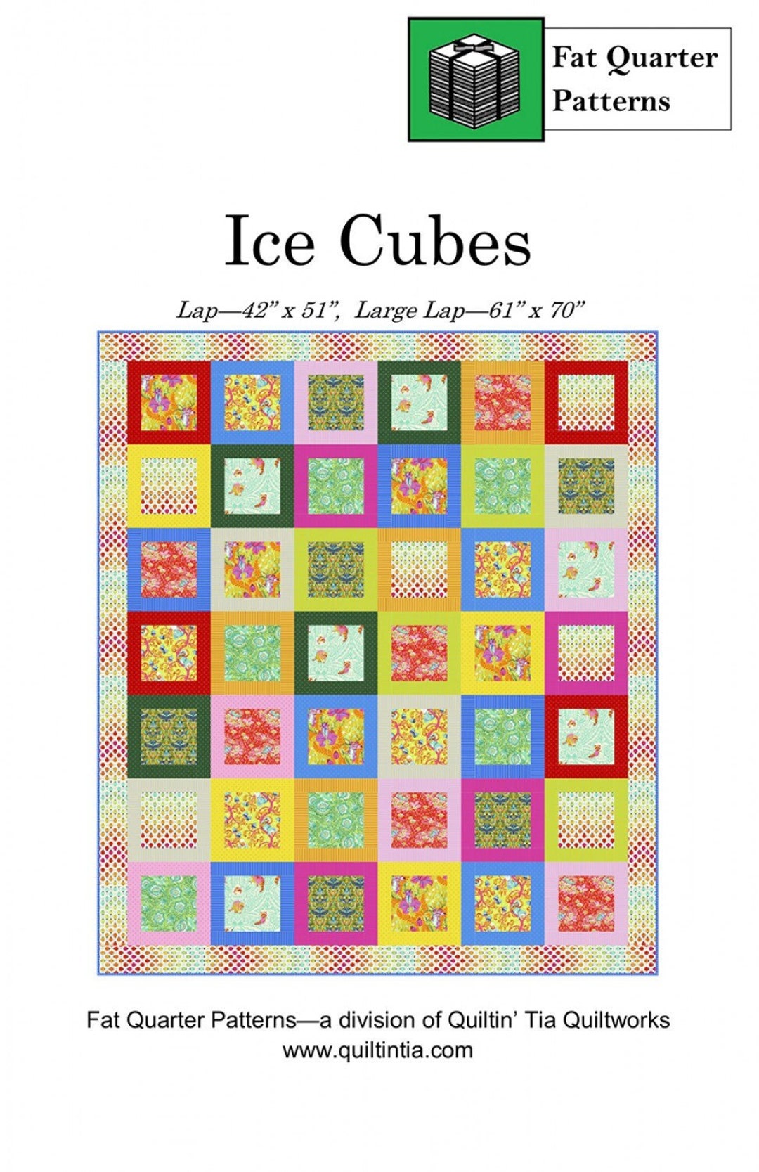 Ice Cubes Quilt Pattern || Fat Quarter Friendly - Etsy