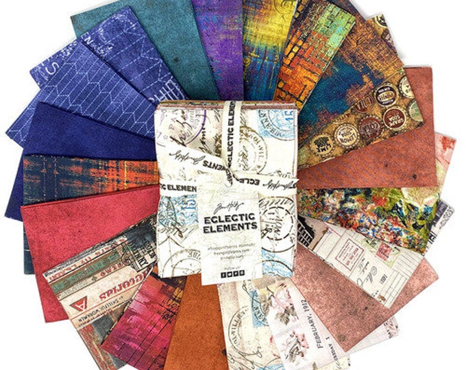 Tim Holtz || Multi-collection - 20-piece Fat Quarter Bundle - Bold ...
