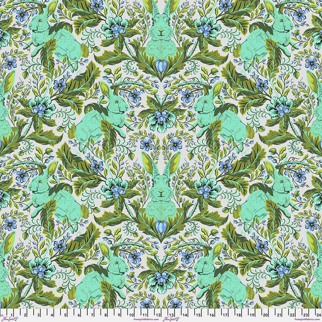 Hoppy Go Lucky - Starlight || Full Moon Forest II - Tula Pink 50th ...