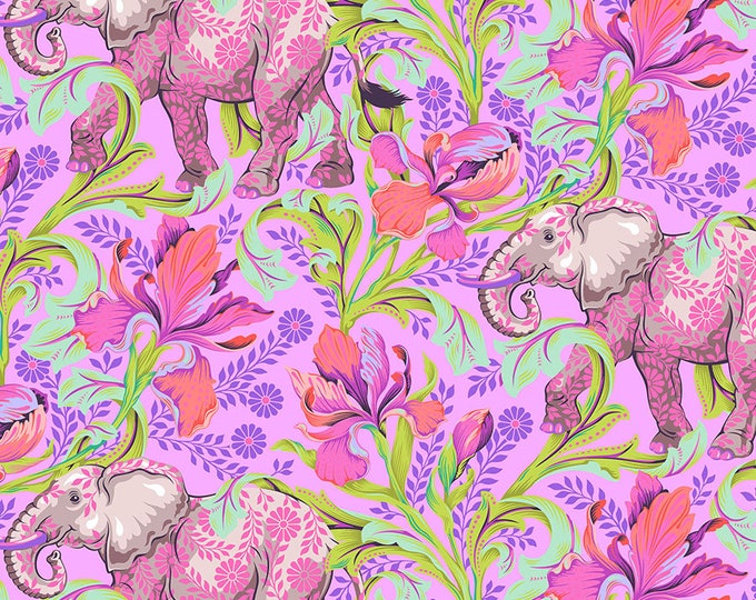 Tula Pink Everglow - All Ears - Cosmic || Neon || Jungle || Elephant - Etsy