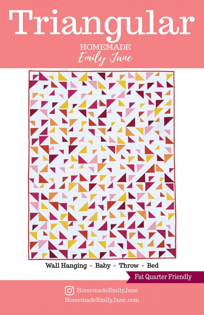Triangular Quilt Pattern - Etsy