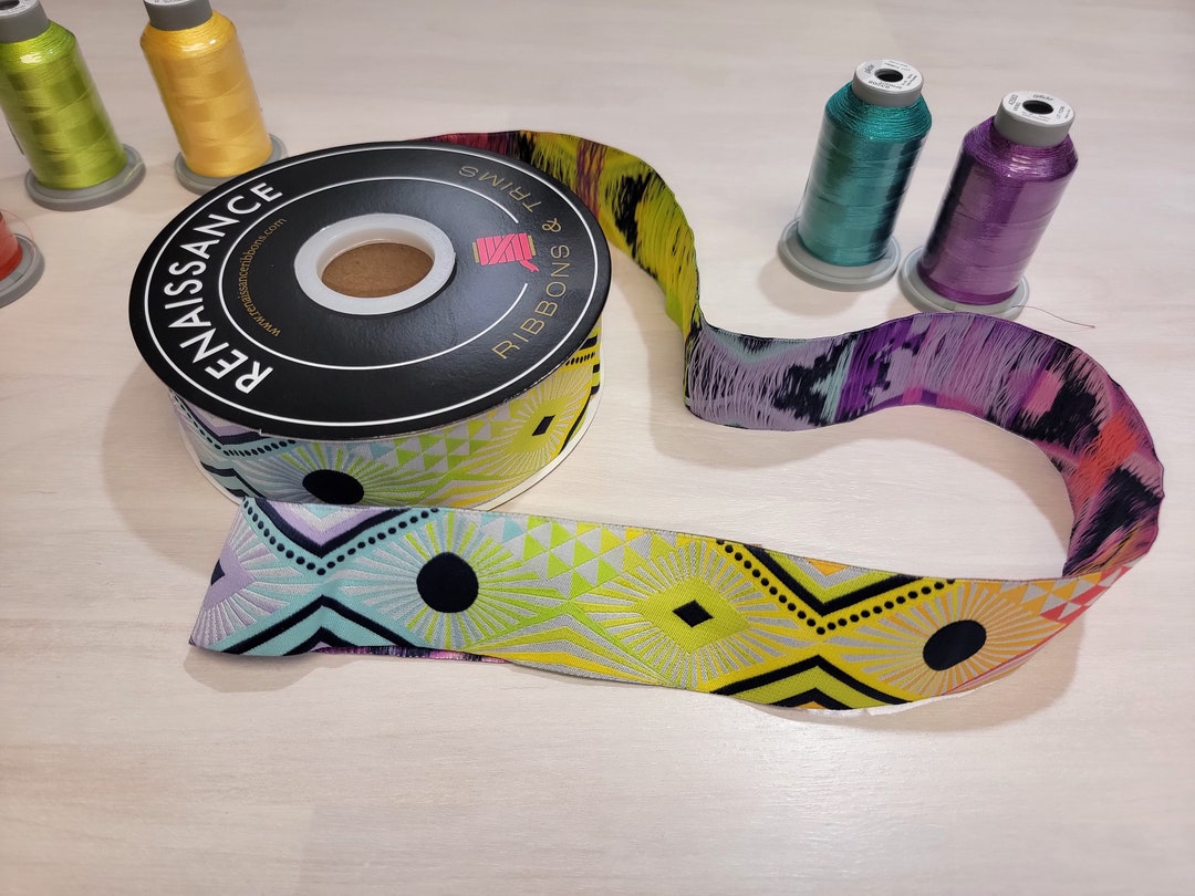 Tula Pink Mega Lucy - Rainbow/multi Ribbon || 1 1/2 Inch Wide - Etsy