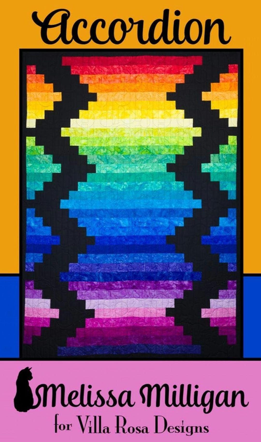 Accordion || Villa Rosa Designs || 2 1/2 Strip Friendly - Etsy