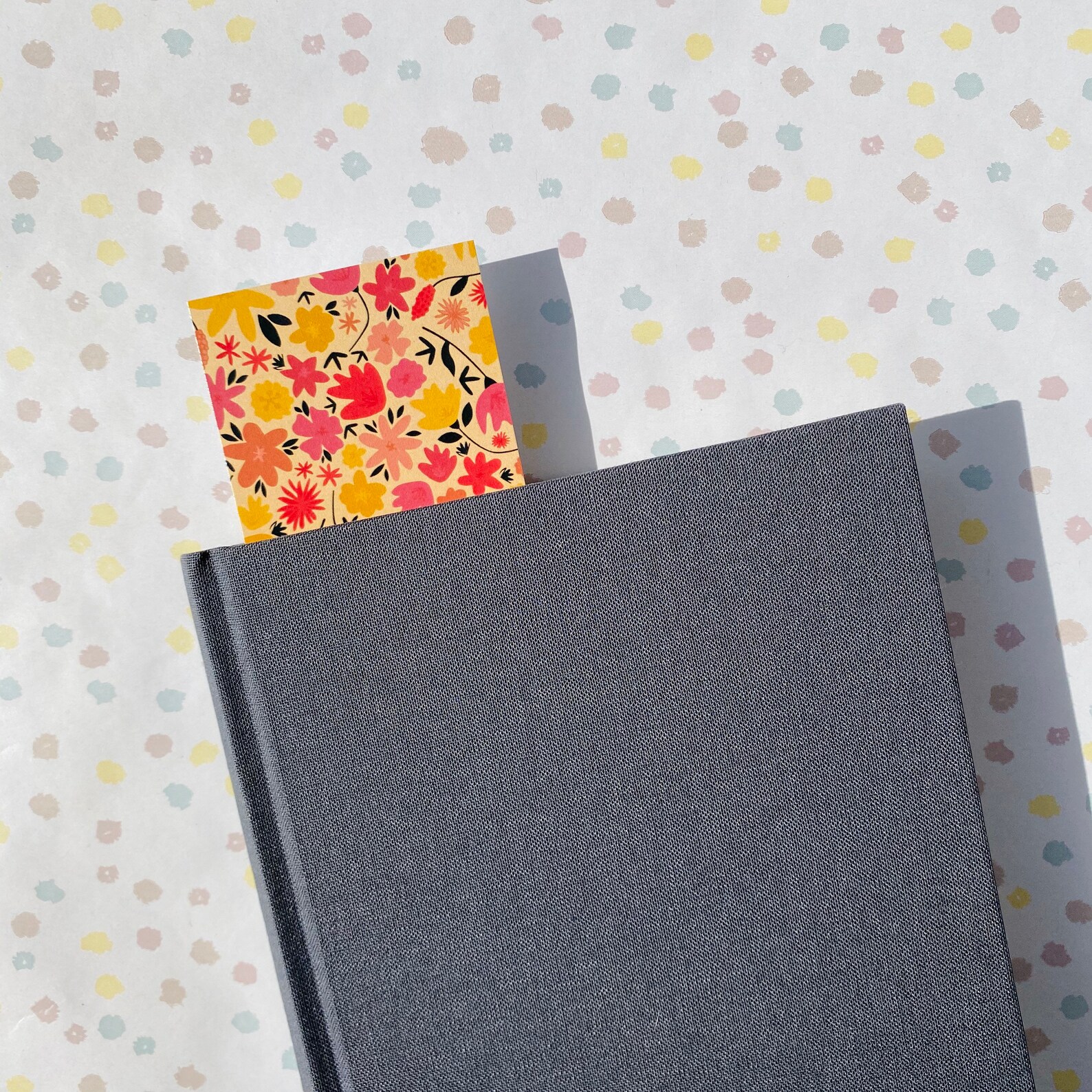 Yellow Floral Bookmark - Etsy