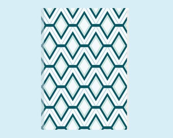 Geometric Notebook - Etsy