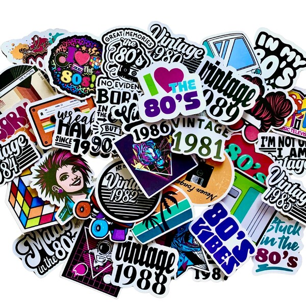 80s Stickers - Etsy UK