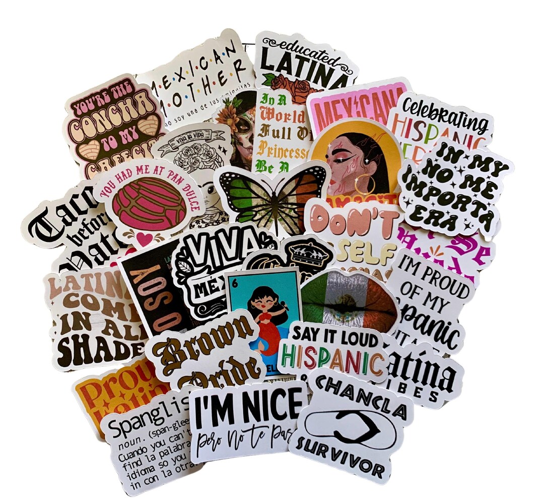 MEXICAN PRIDE STICKERS Hispanic Heritage Month Celebrate Hispanic ...