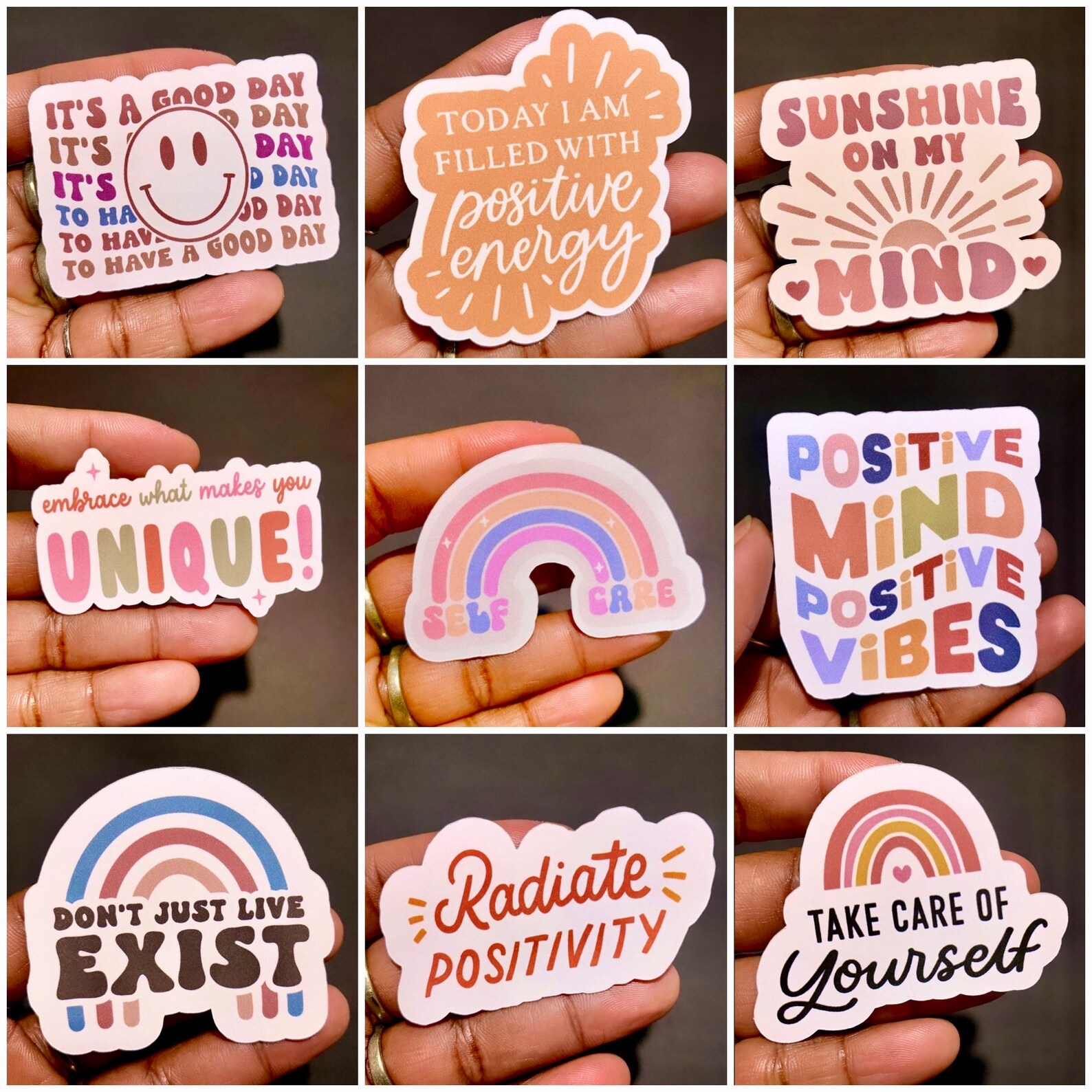 SELF LOVE CLUB Stickers Self Care Stickers Affirmation Stickers ...