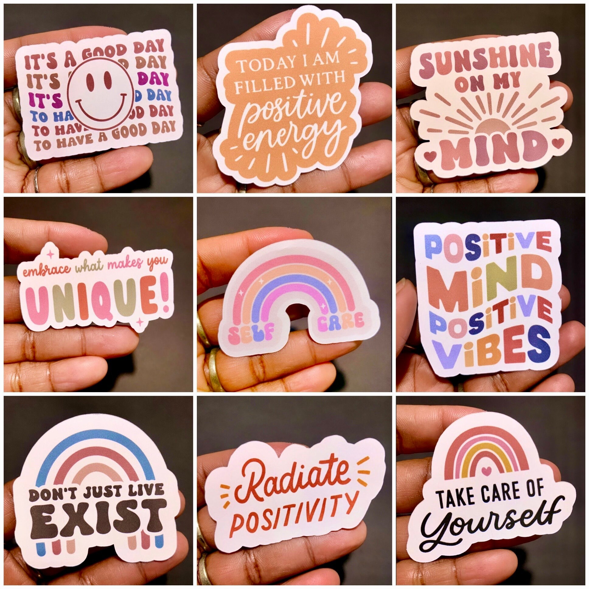 SELF LOVE CLUB Stickers Self Care Stickers Affirmation Stickers ...