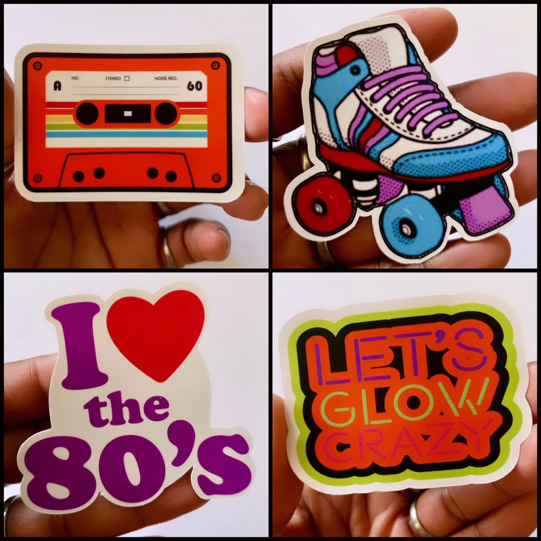 80's STICKERS I Love the 80s Stickers 80's Baby Nostalgic Stickers ...