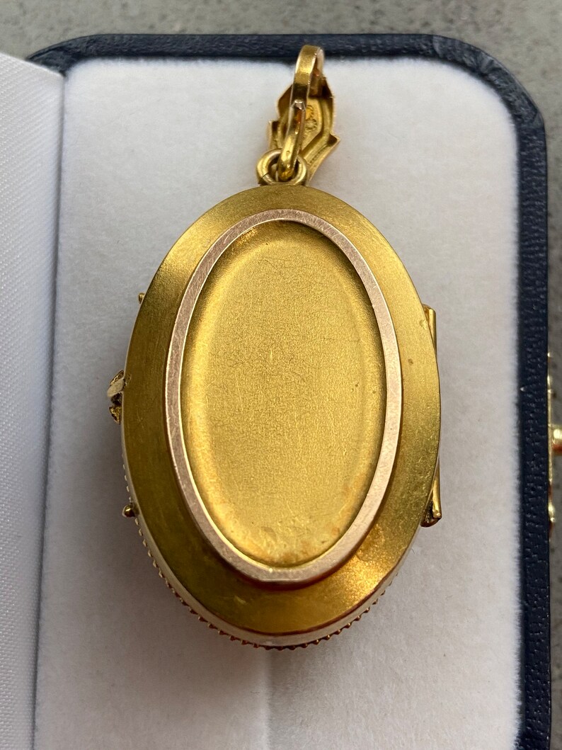 Antique Victorian Etruscan Revival 14k Yellow Gold and Pearl Locket - Etsy