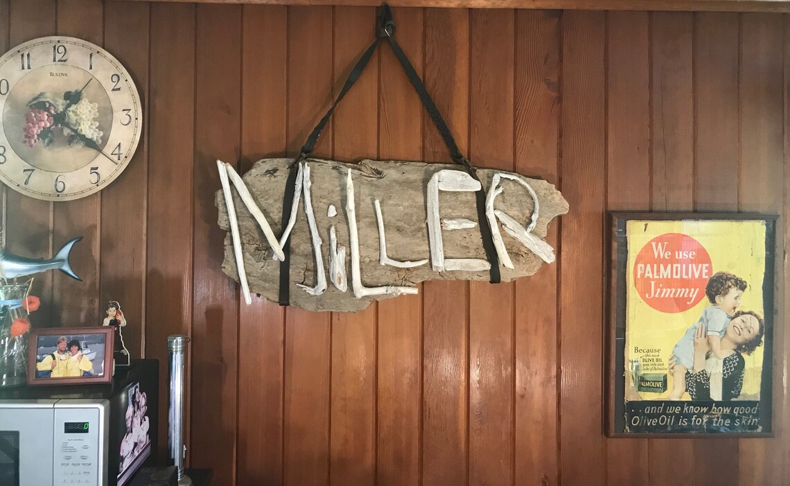 Custom Driftwood Sign/ Personalized Driftwood Decor Sign/ Custom ...