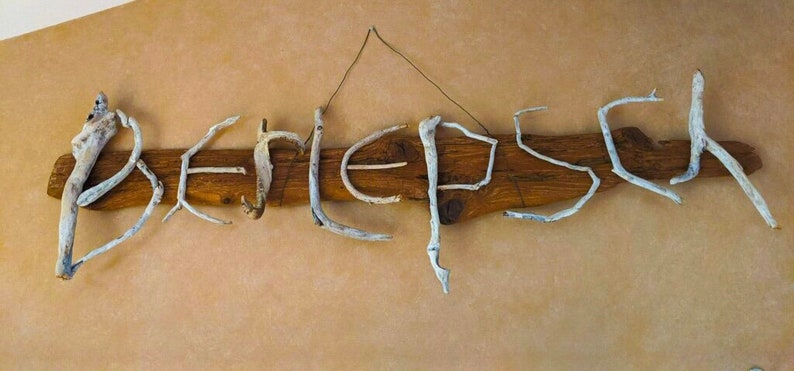Custom Driftwood Sign/ Personalized Driftwood Decor Sign/ Custom ...