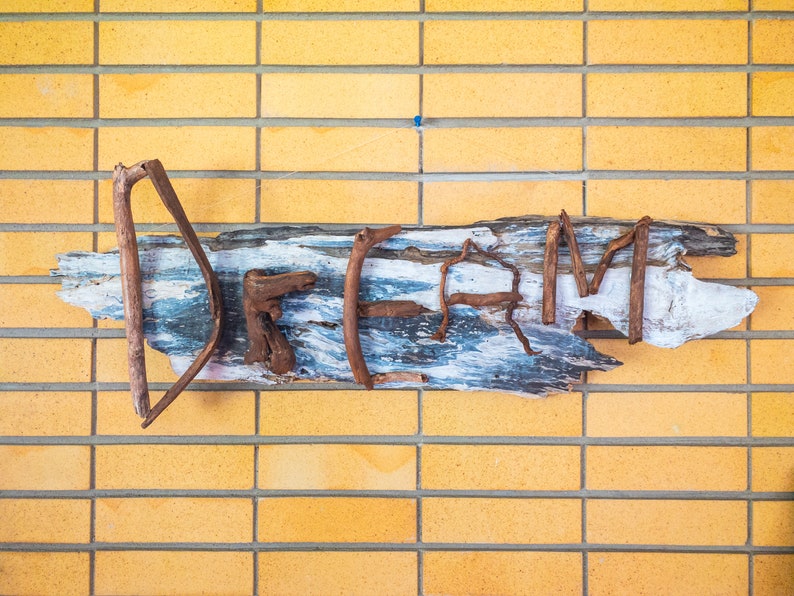 Custom Driftwood Sign/ Personalized Driftwood Decor Sign/ Custom ...