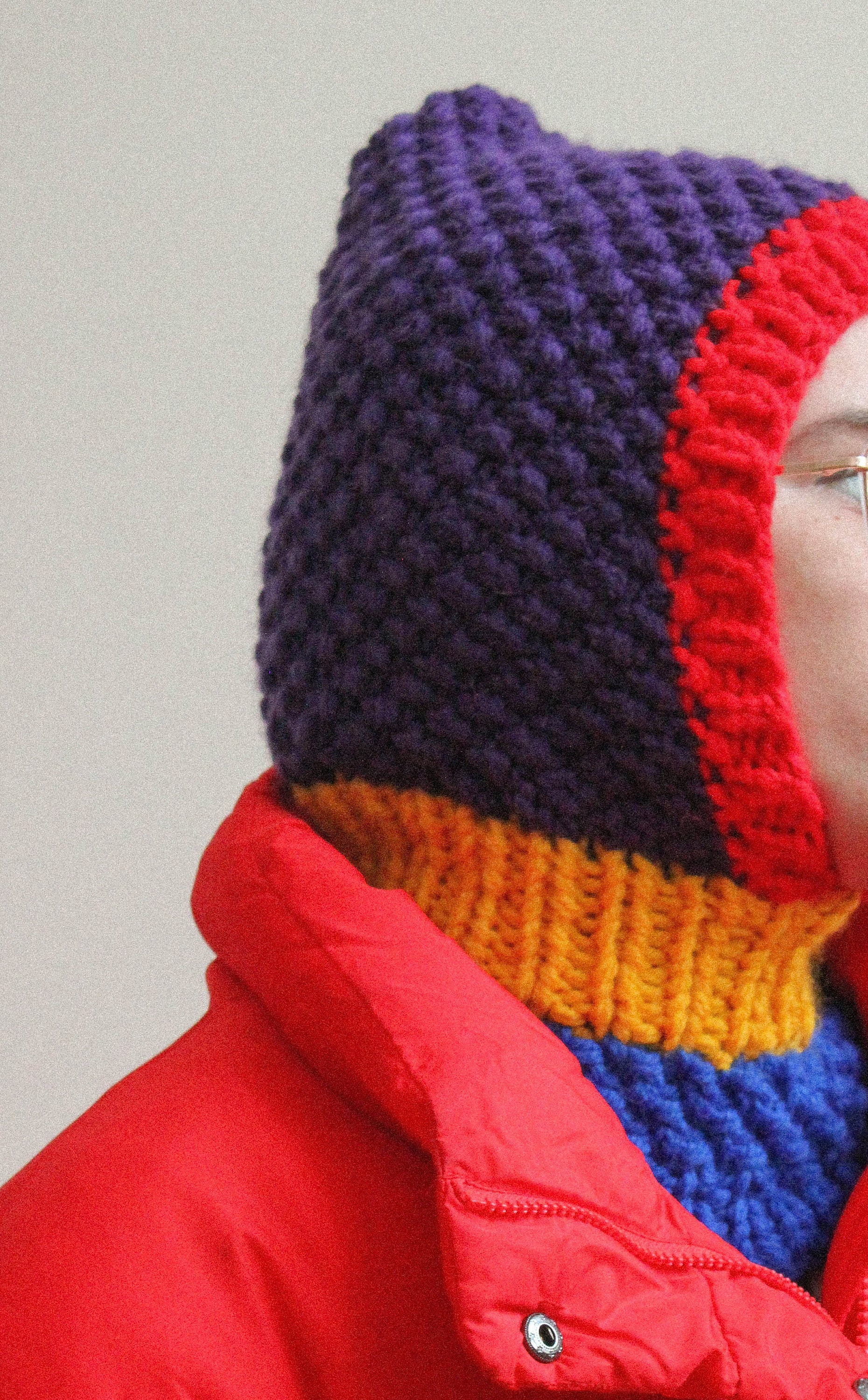 Multicolored Balaclava Woolen Chunky Hat mango Socky - Etsy