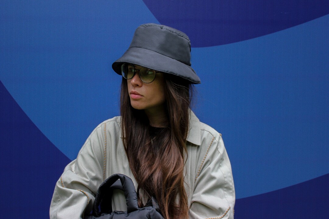 Black Pillow Puffer Bucket Hat Quilted Bucket Hat - Etsy