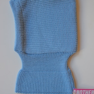 Woolen Alpaca Balaclava Hat in Light Blue ,mango Socky Balaclava Knit ...