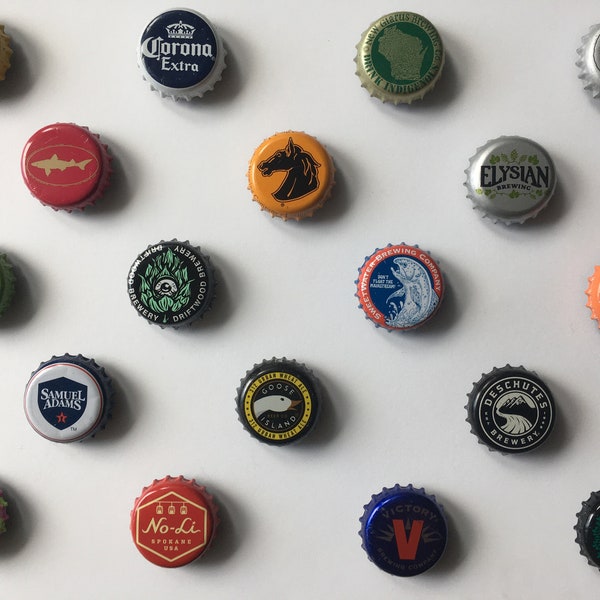 Beer Cap Magnets - Etsy