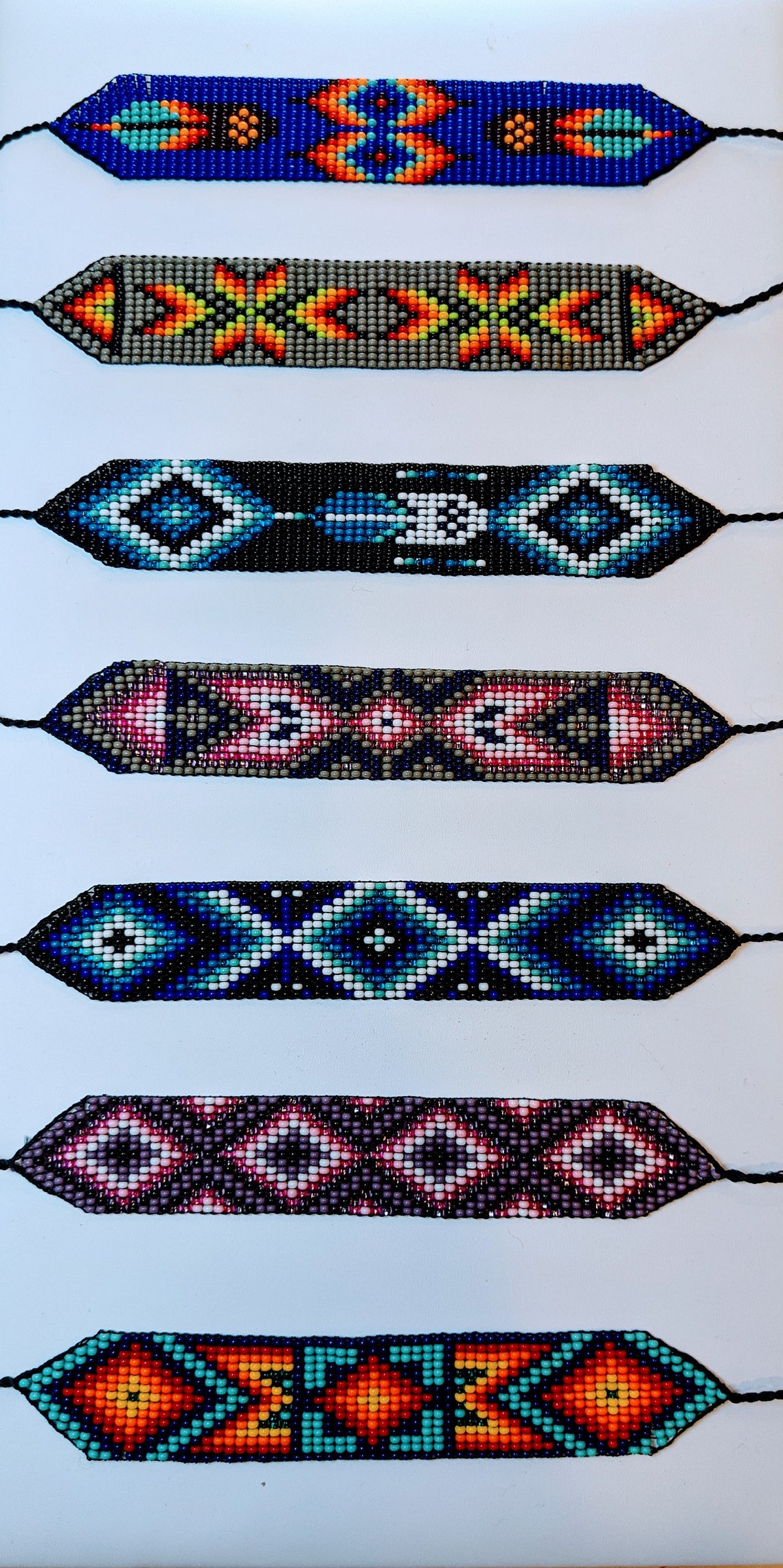 Handmade unisex beaded bracelet Native American Inspired | Etsy