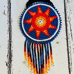 Handmade Hair Tie, Beaded Hair Tie, Indian Fashion, Southwestern ...