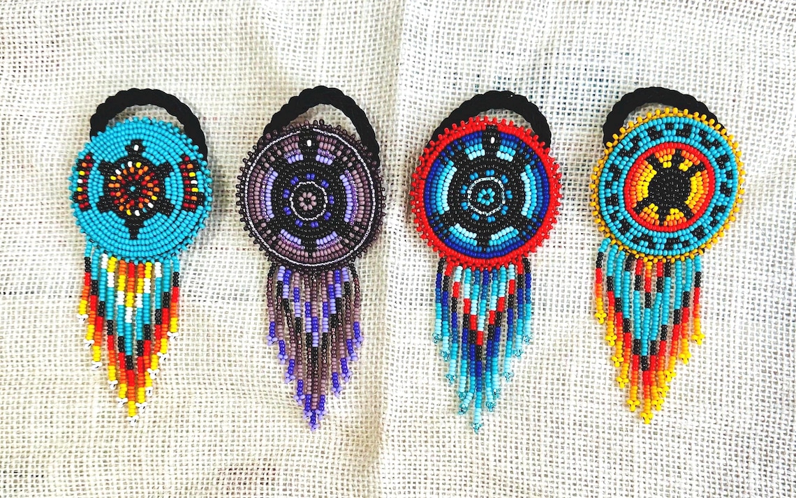 Handmade Hair Tie, Beaded Hair Tie, Hair Accessories, Indian Fashion ...