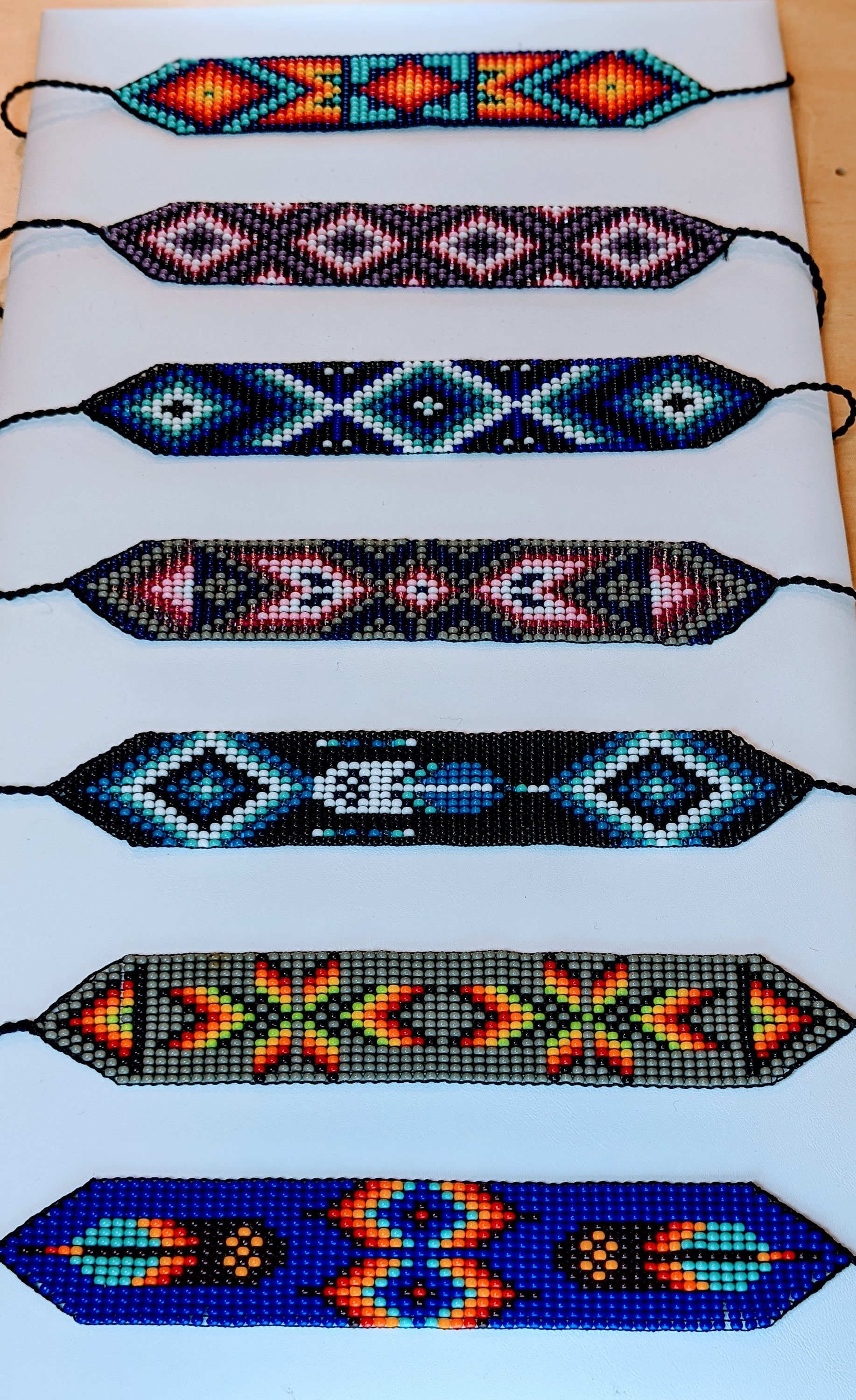 Handmade unisex beaded bracelet Native American Inspired | Etsy