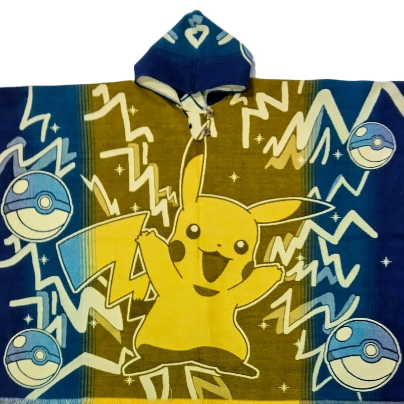 Poncho Pikachu - Etsy