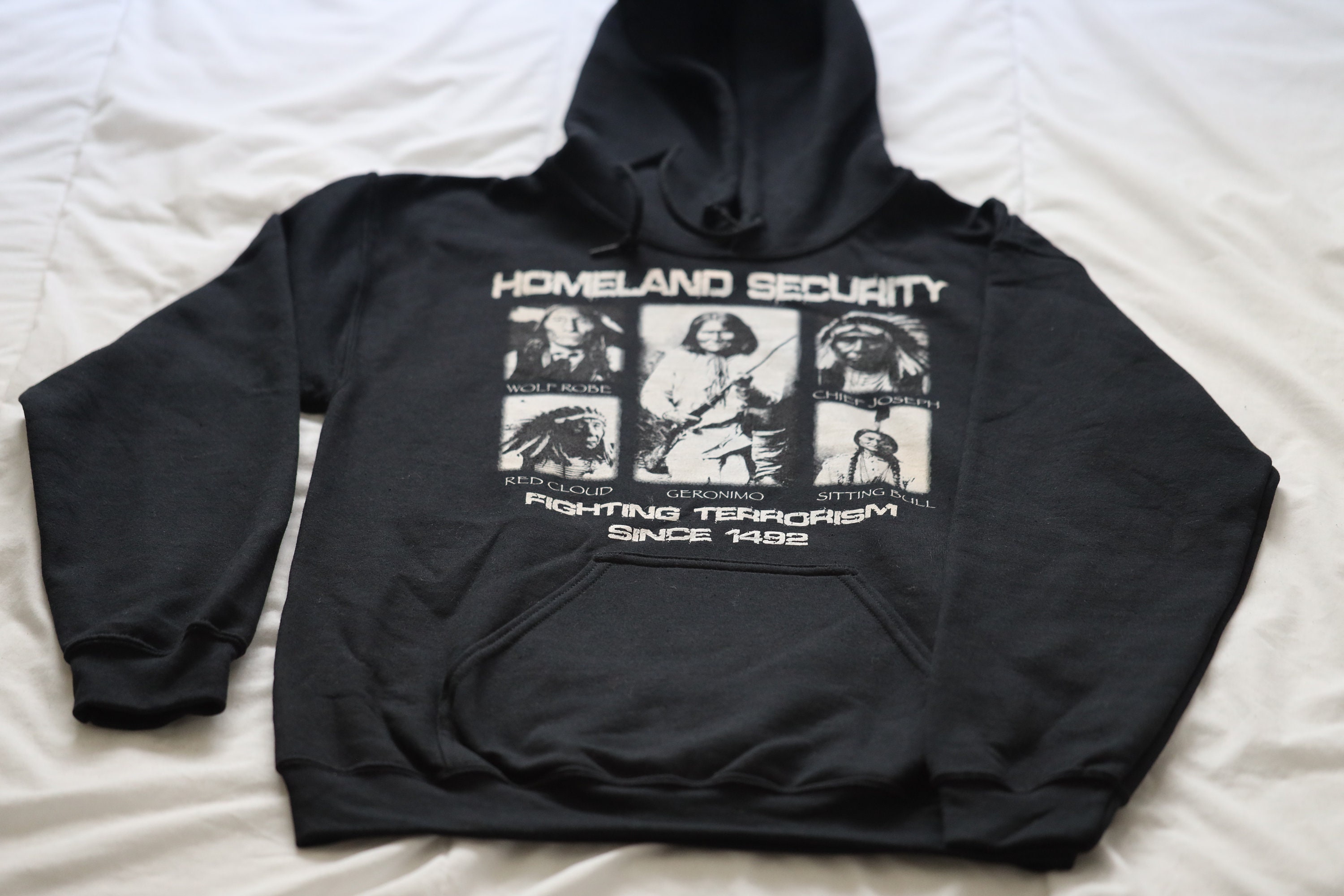 Unisex Hoodie homeland security pullover native sweatshirt | Etsy