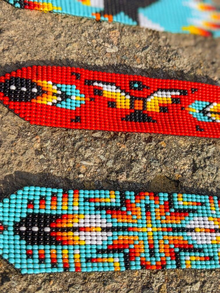 Beautiful Handmade Beaded Bracelets Unisex Bracelet Native - Etsy